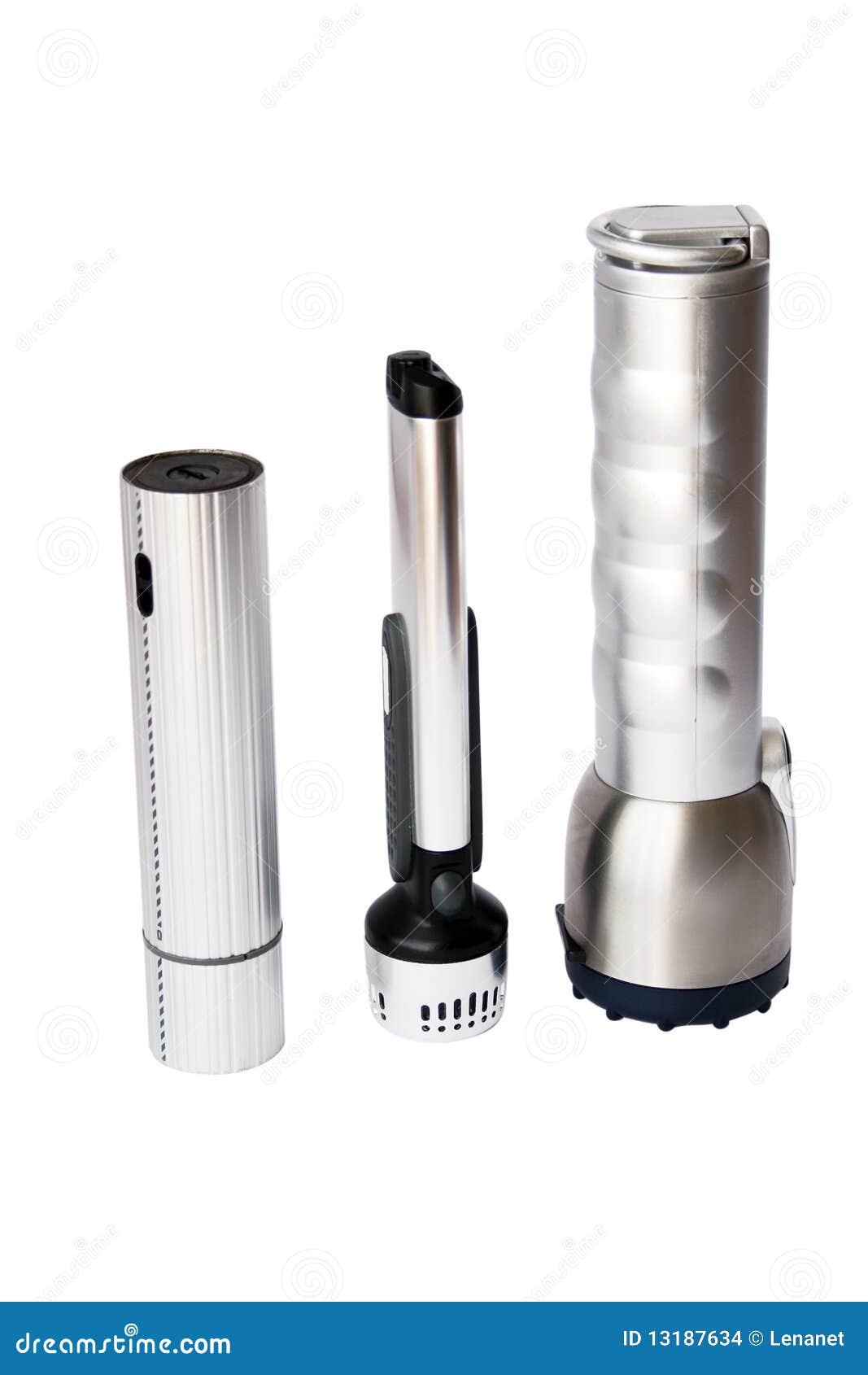 Three flashlights stock photo. Image of camp, glowing - 13187634