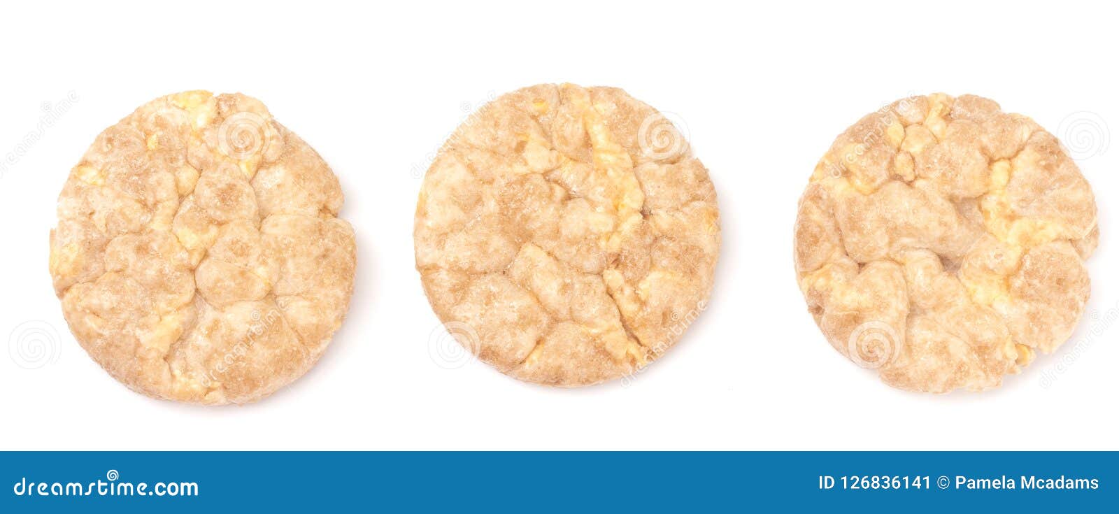 Three Flavored Mini Rice Crackers Stock Image - Image of fitness ...