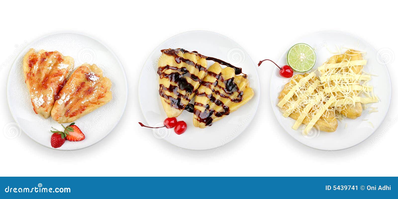 Three Flavour of Banana Fruit Cake Stock Image - Image of small, sweet ...