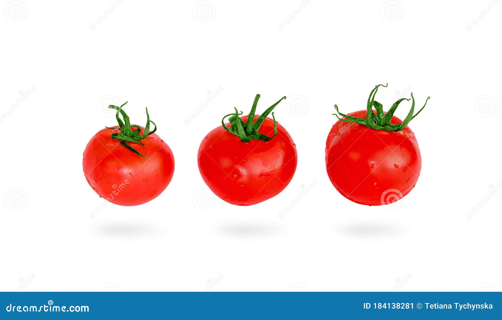 Three Floating Tomatoes Isolated on White Stock Image - Image of fresh ...