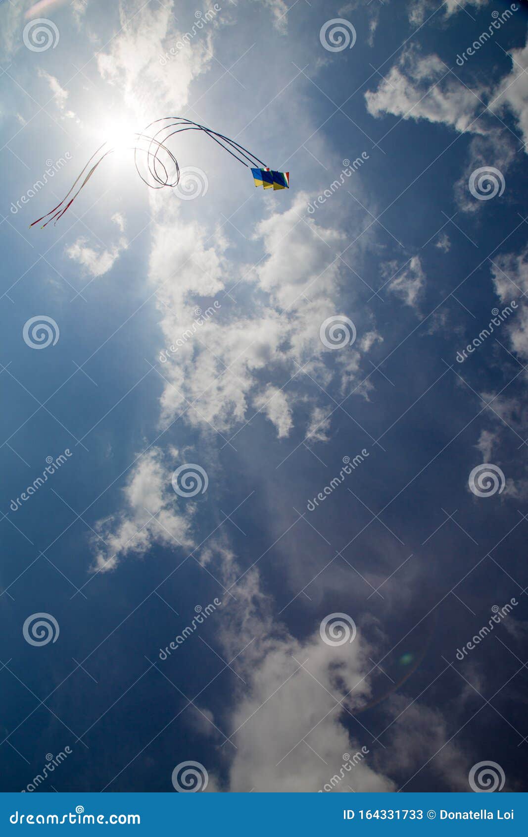 Three Flying Kytes in Flight Stock Image - Image of light, away: 164331733
