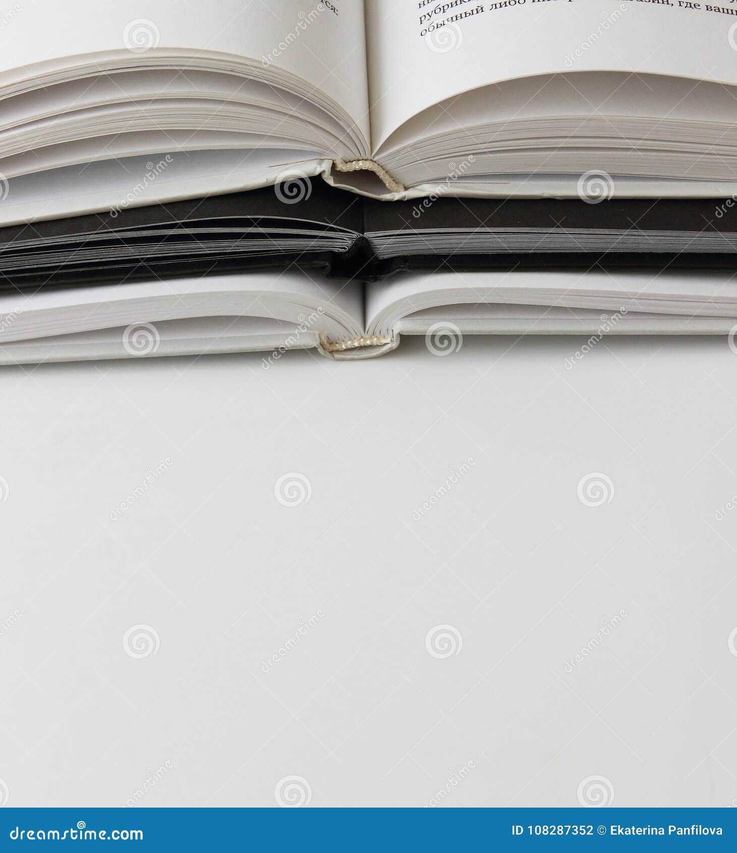 Three Flyleaf White Black White Books Macro Stock Photo - Image of ...