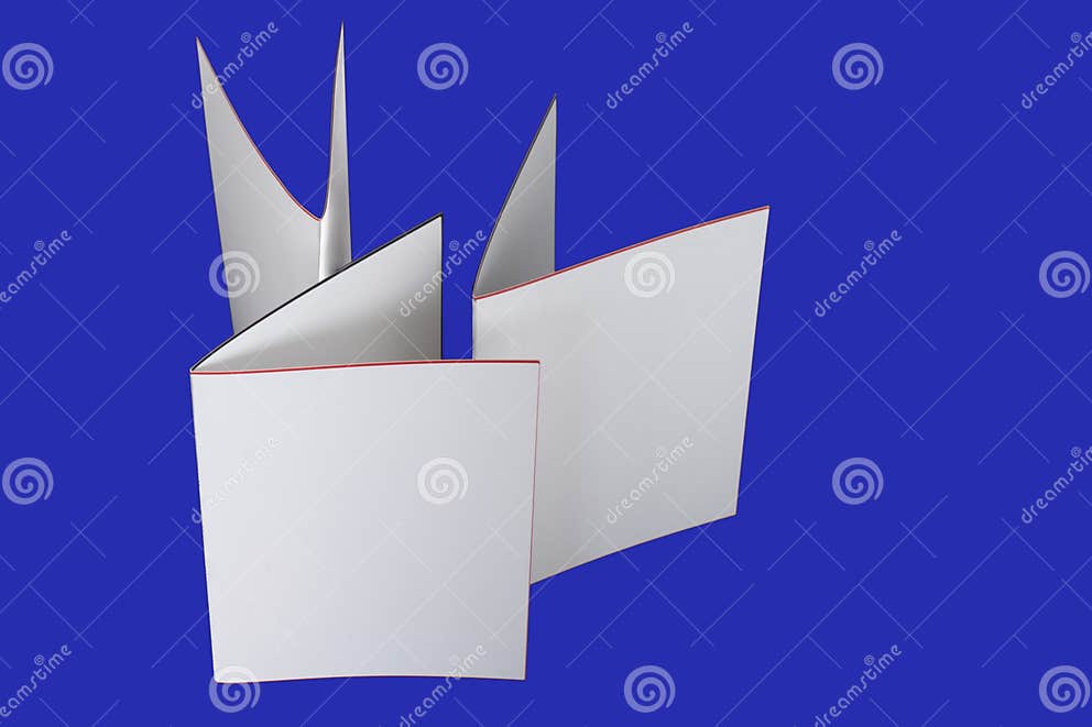 Three Folded Blank Cards are Read for Text or Message. Create a Card ...