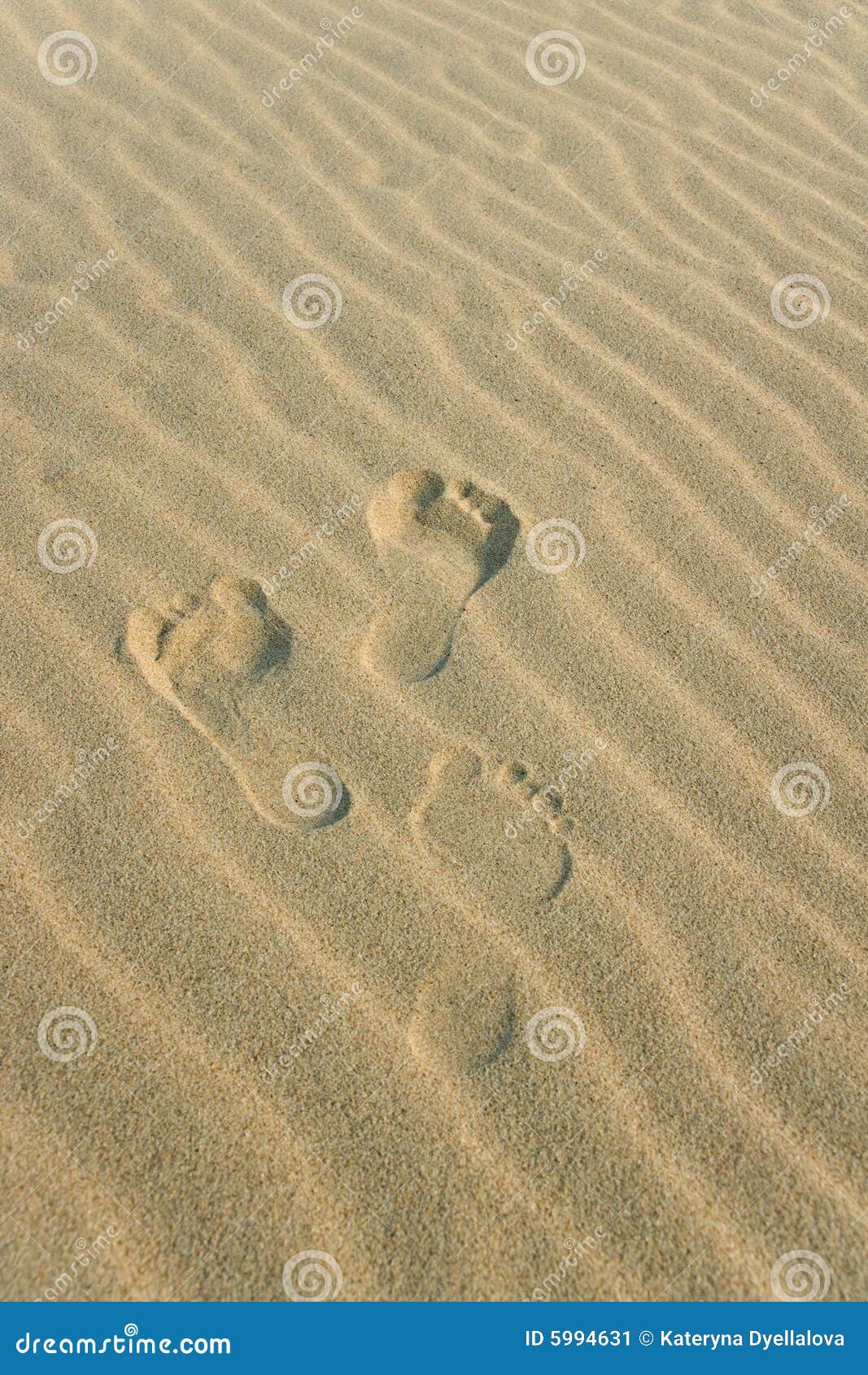 Three Footprints Stock Image | CartoonDealer.com #5994631