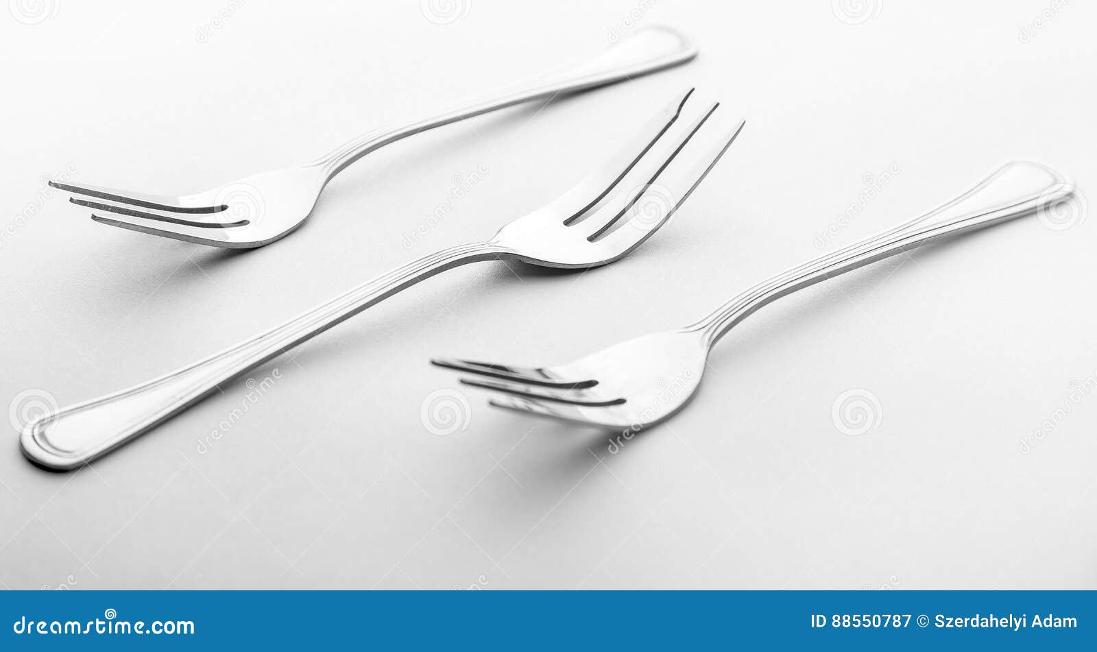 Three forks stock image. Image of reflection, horizontal - 88550787