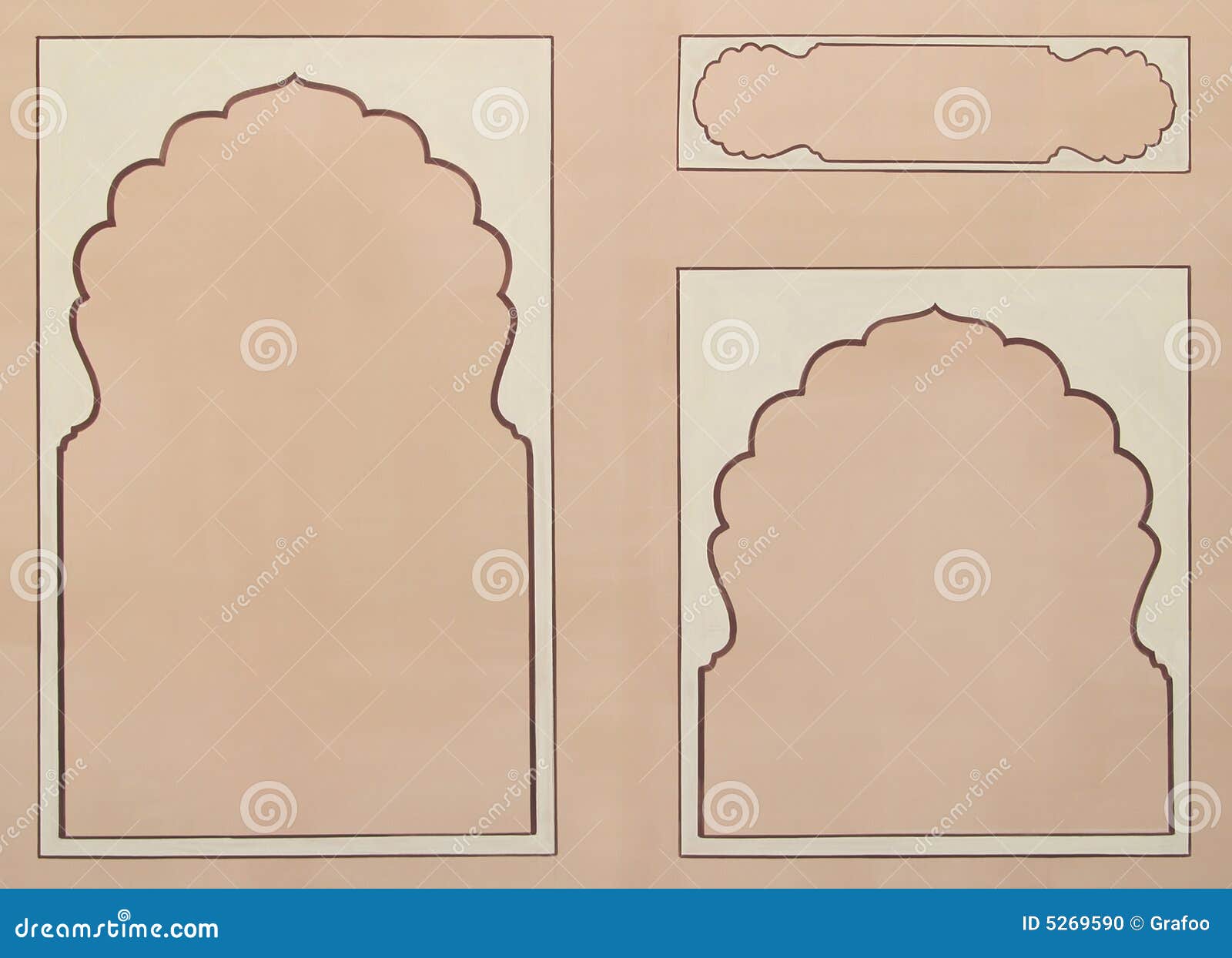 Three frames illustration stock illustration. Illustration of ...