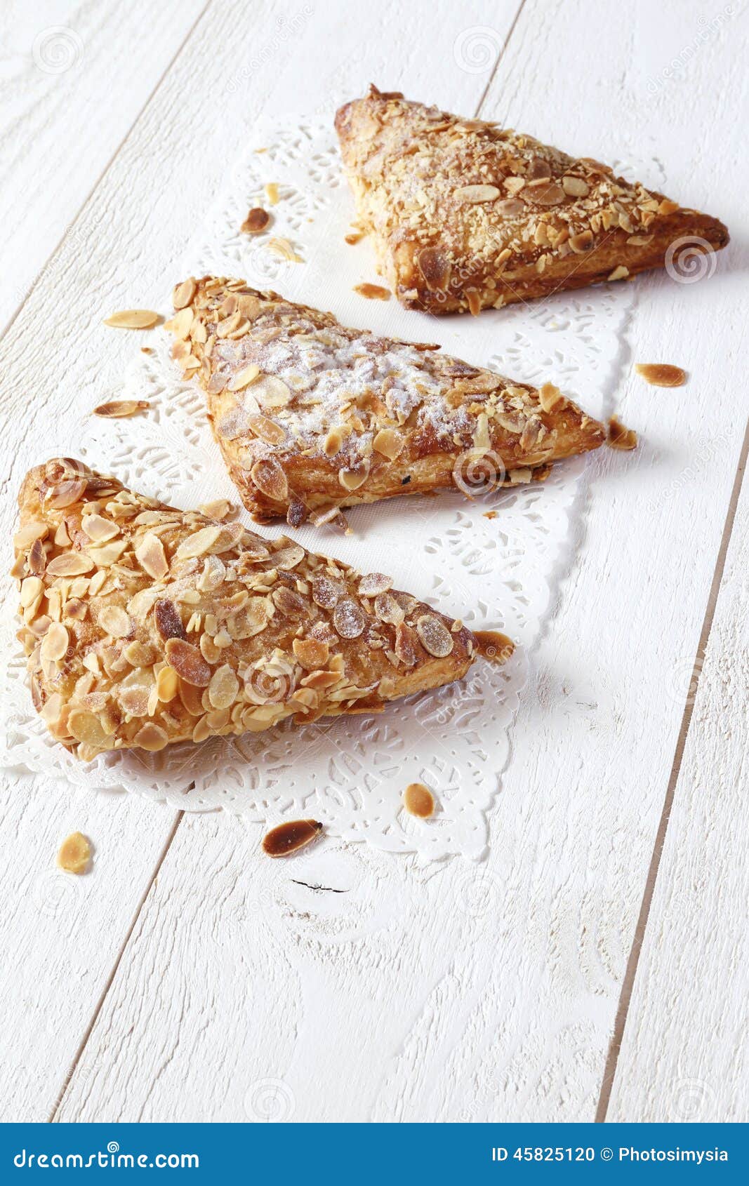 Almonds Triangle Pastries Stock Photos - Free & Royalty-Free Stock ...