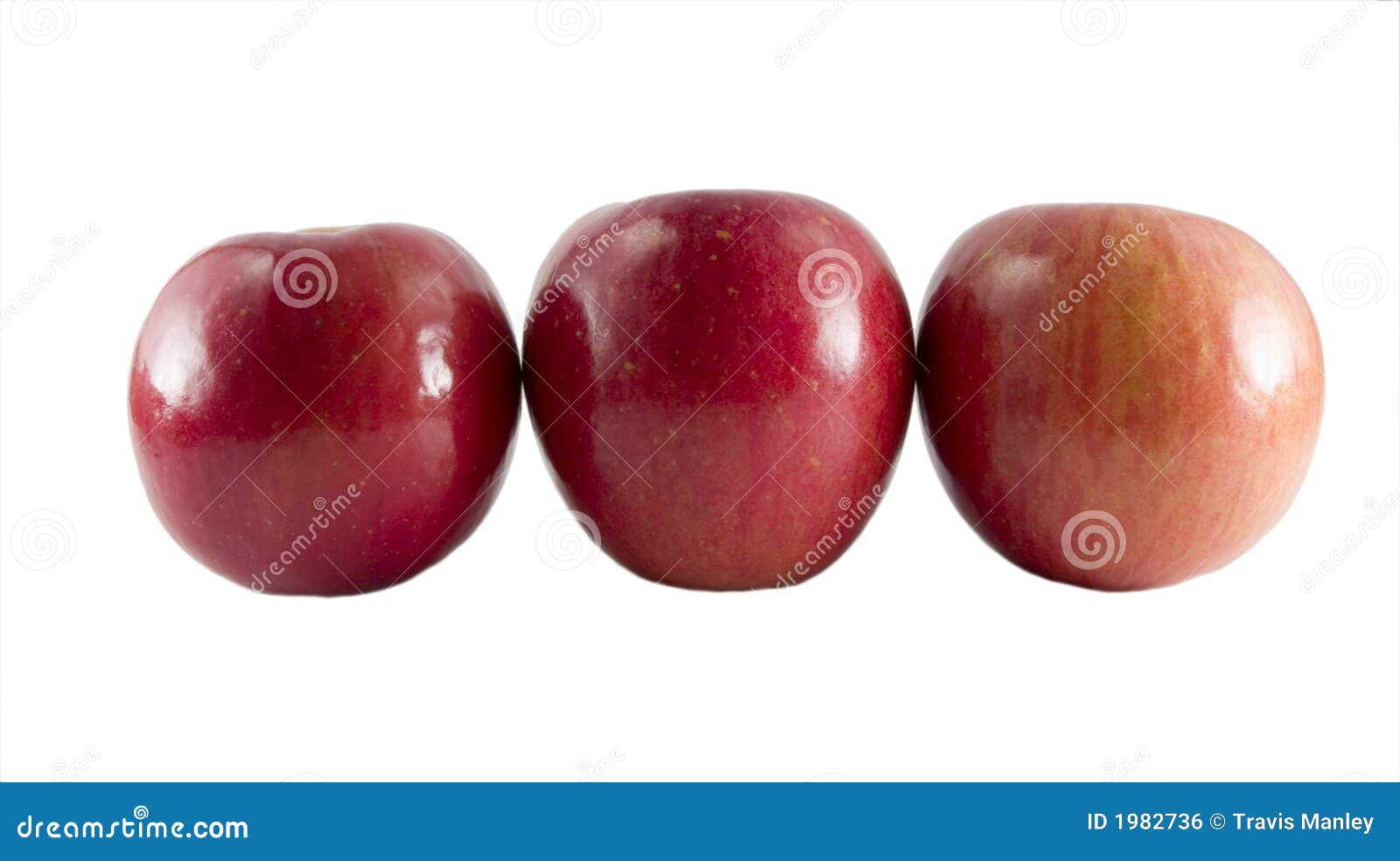 Three fresh fuji apples stock photo. Image of round, apples - 1982736