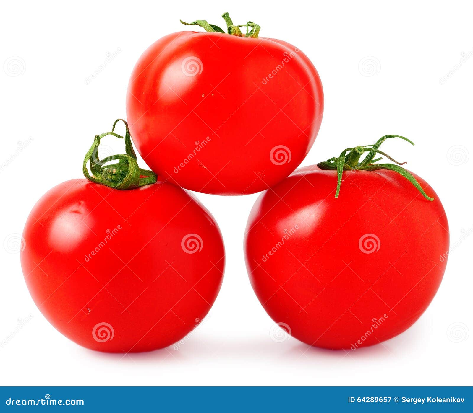 Three Fresh Tomatoes on White Background Stock Image - Image of ripe ...