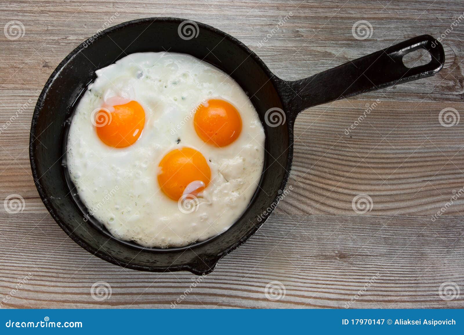 Three Fried Egg in Frying Pan Stock Image - Image of protein, breakfast ... Three Fried Egg in Frying Pan Stock Image - Image of protein, breakfast ...