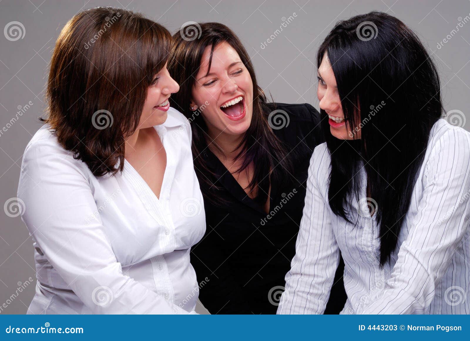 Three Friends stock image. Image of laughing, leisure - 4443203