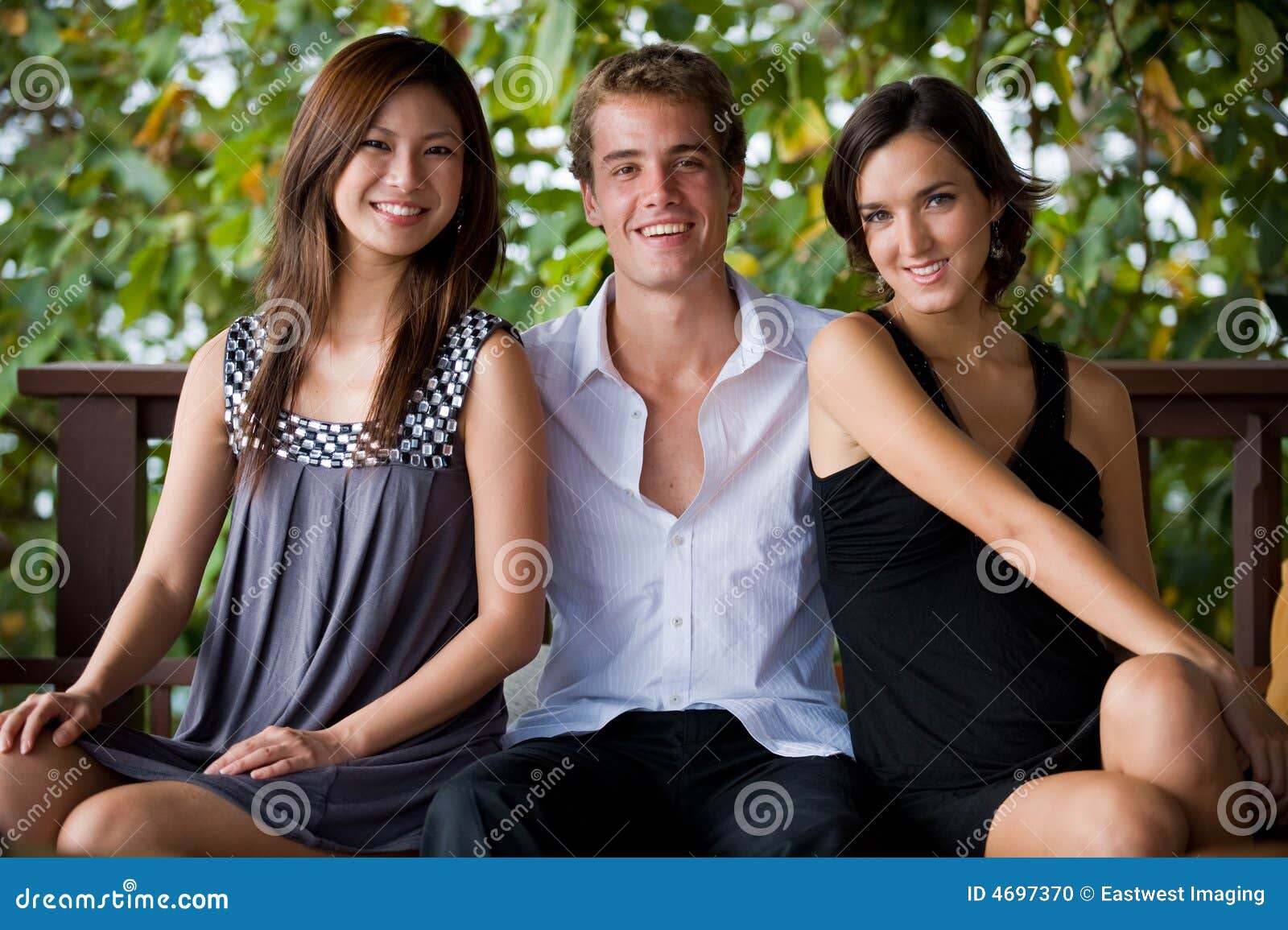 Three Friends stock photo. Image of threesome, wealthy - 4697370