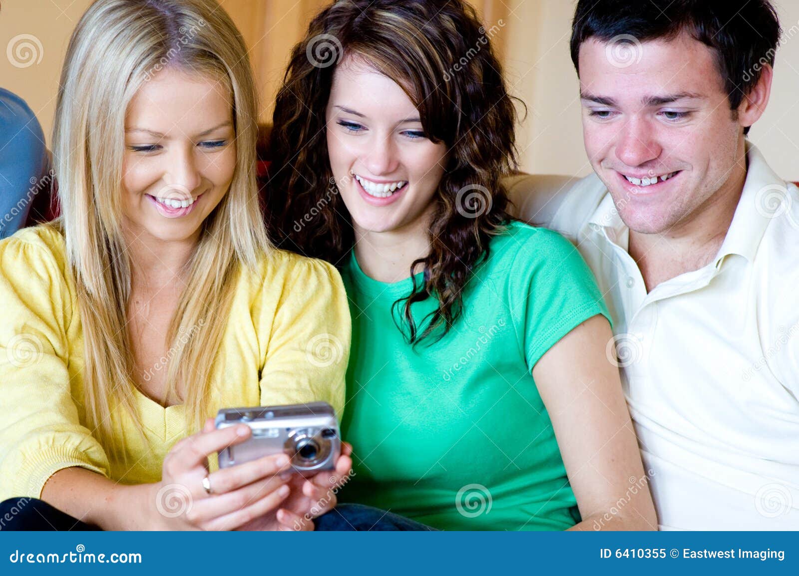 Three Friends stock image. Image of bright, portrait, friends - 6410355