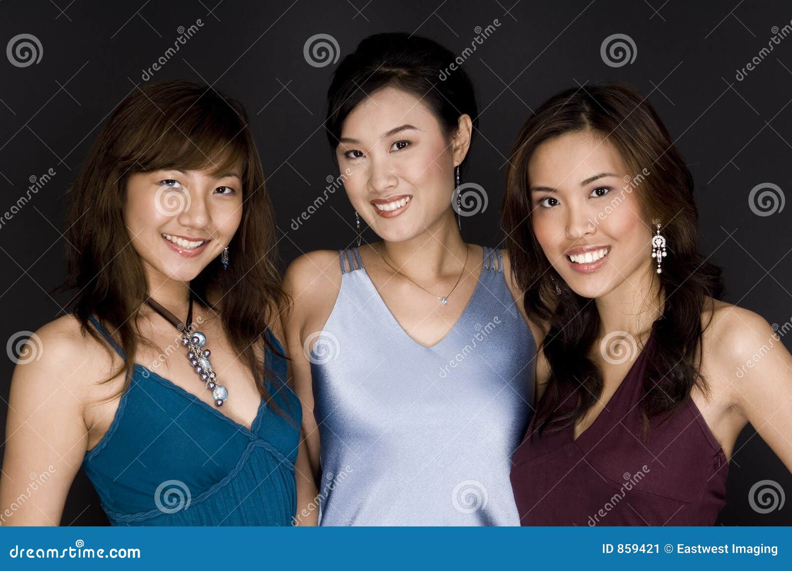 Three Friends stock image. Image of girlfriends, makeover - 859421