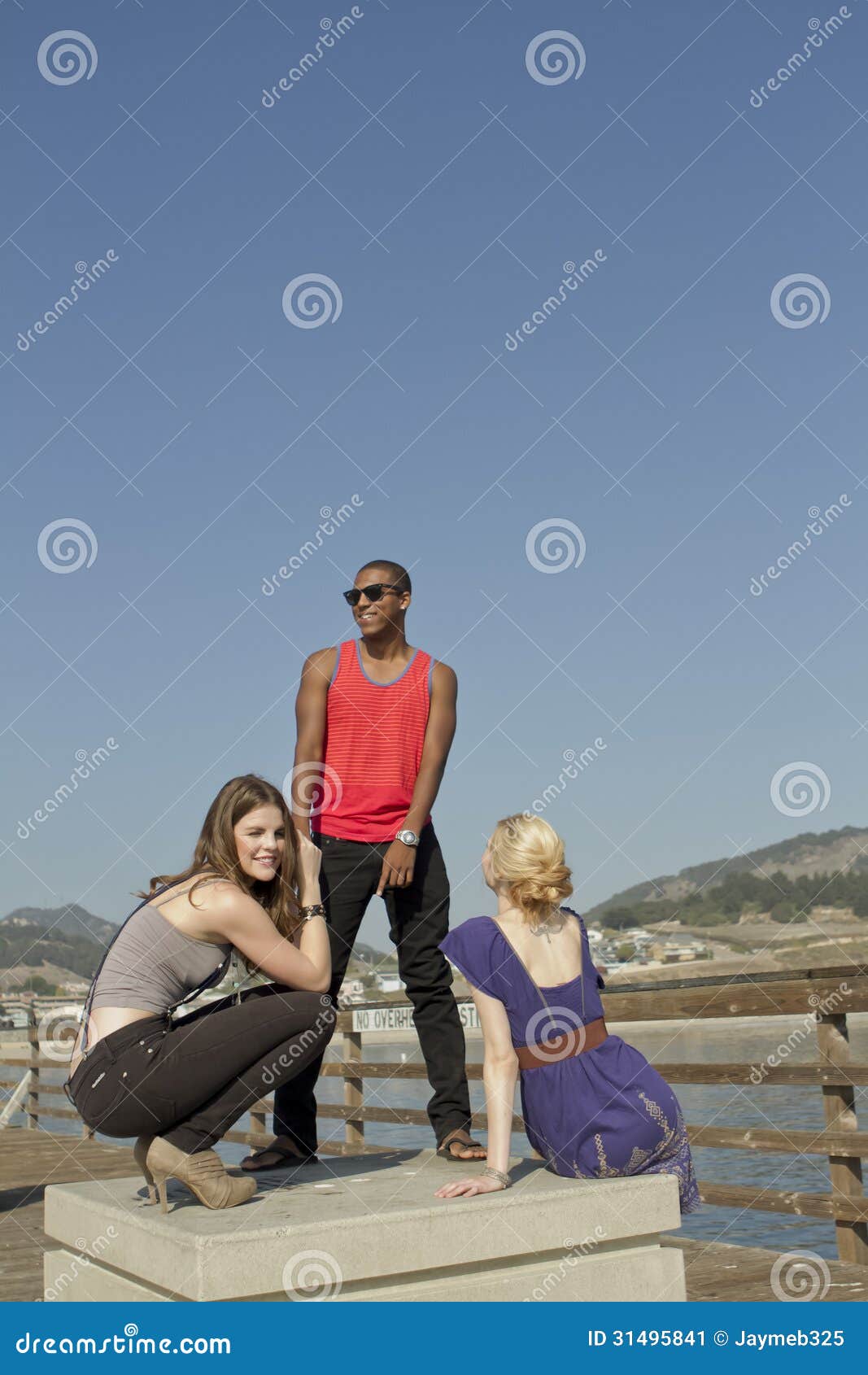 Three Friends stock image. Image of boots, dating, playful - 31495841