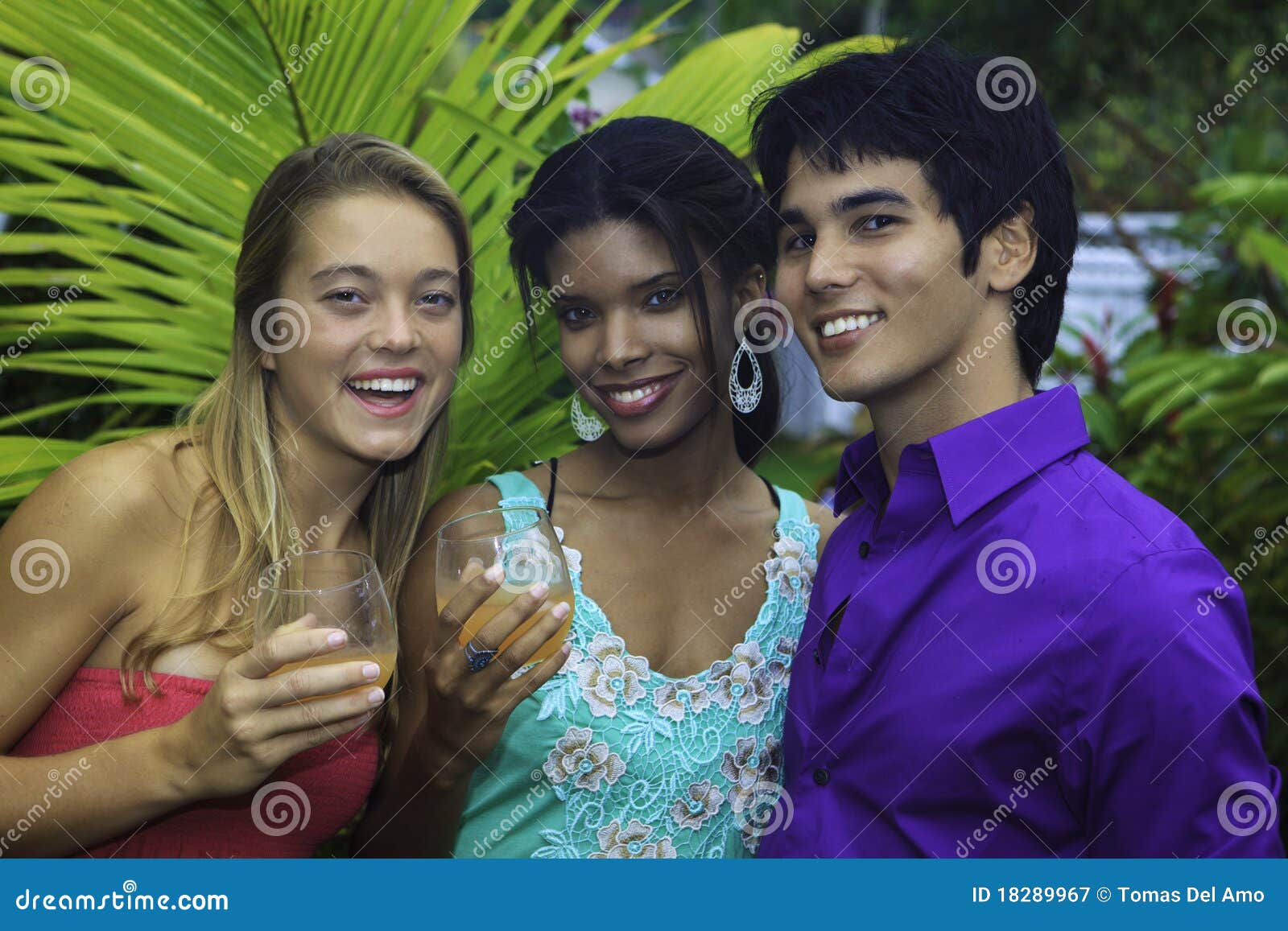Three Friends Outdoors in Hawaii Stock Image - Image of woman, lunch ...
