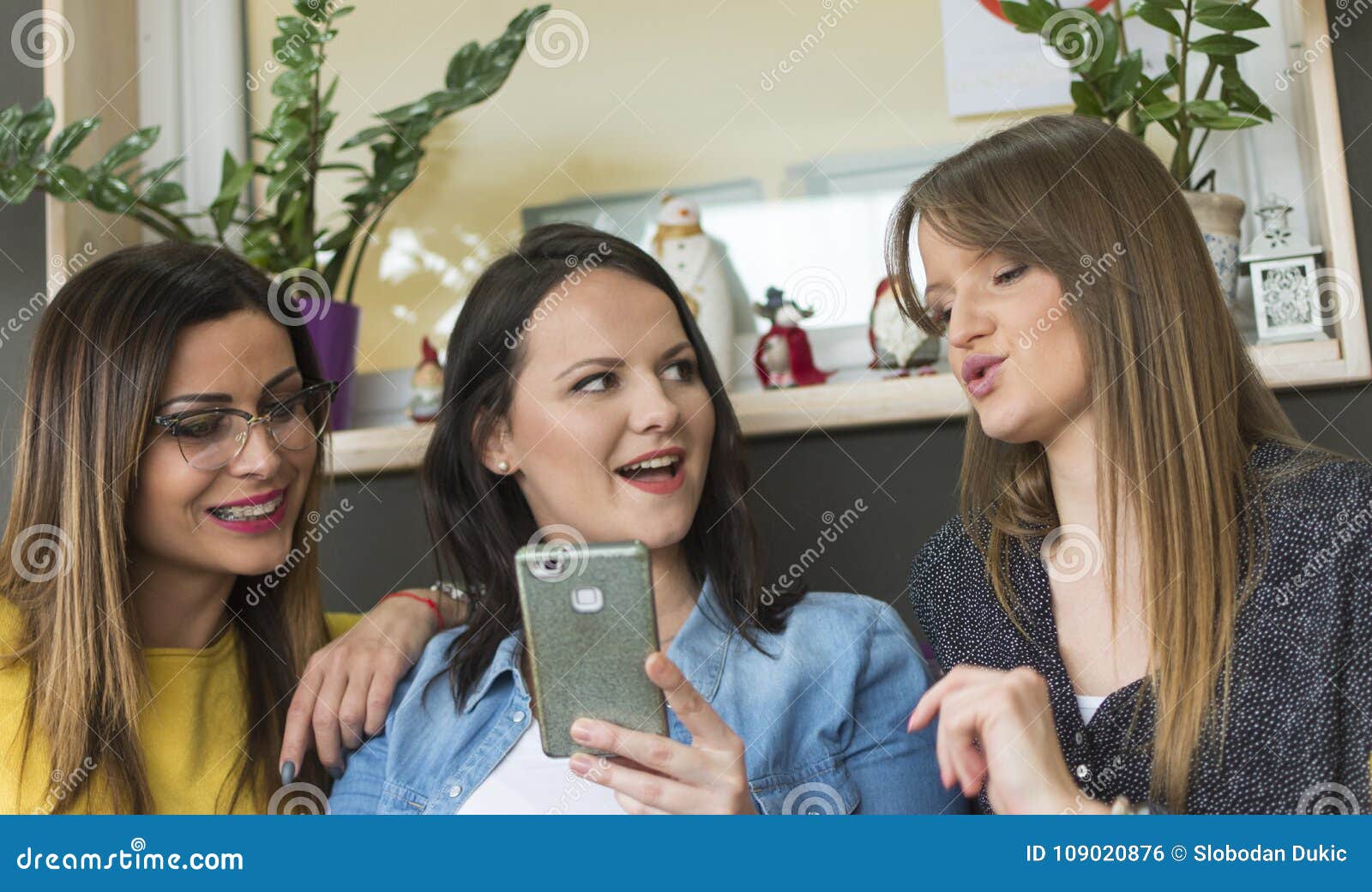 Three friends are talking stock photo. Image of expresion - 109020876