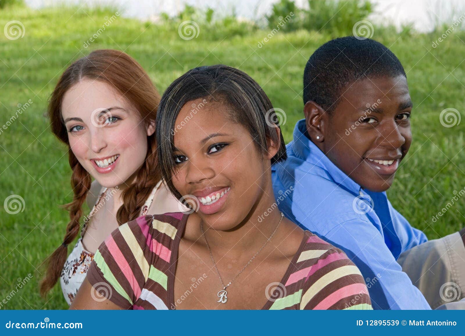 Three friends together stock image. Image of people, caucasian - 12895539