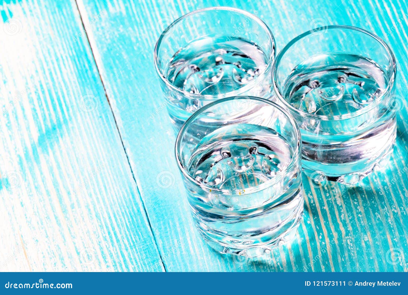 Three Full Stacks of Vodka on the Table Stock Image - Image of glasses ...