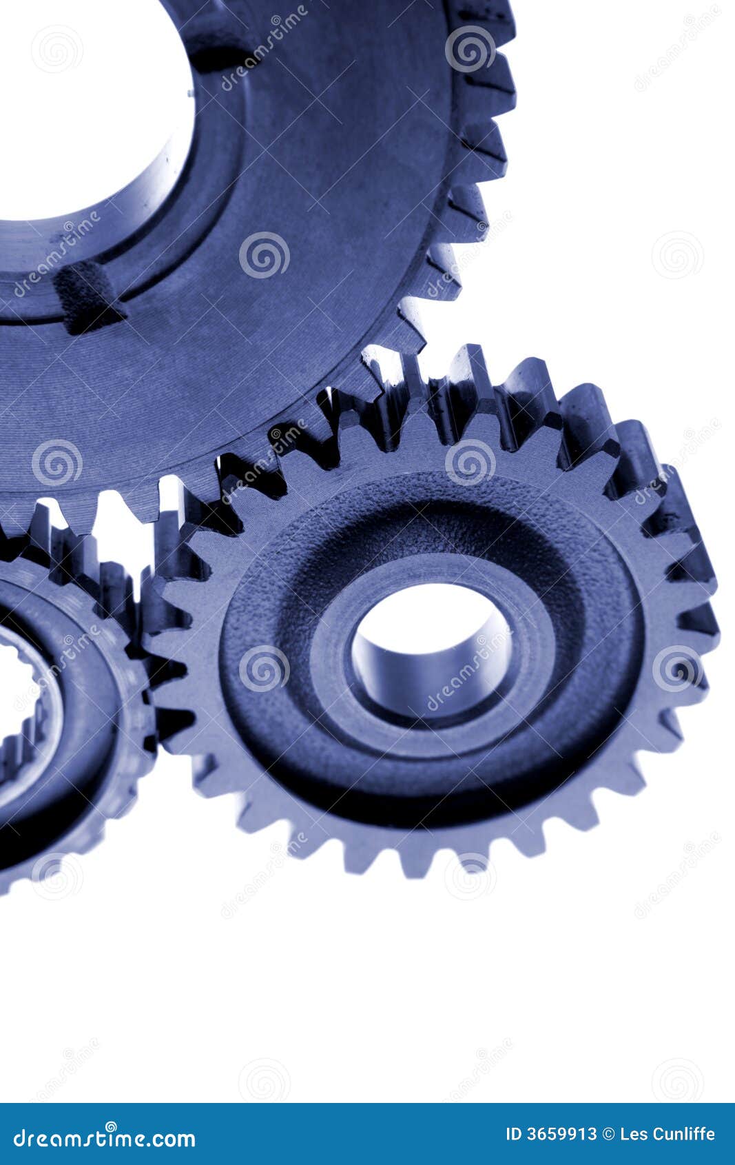 Three gears stock image. Image of engineering, business - 3659913