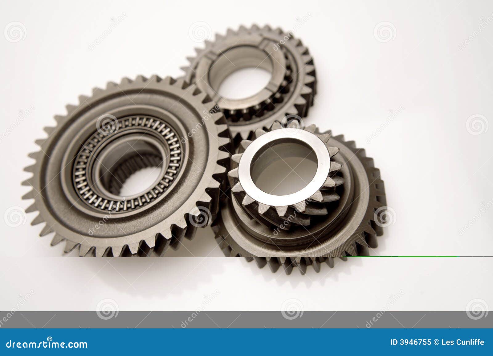 Three gears stock image. Image of combine, steel, conceptual - 3946755