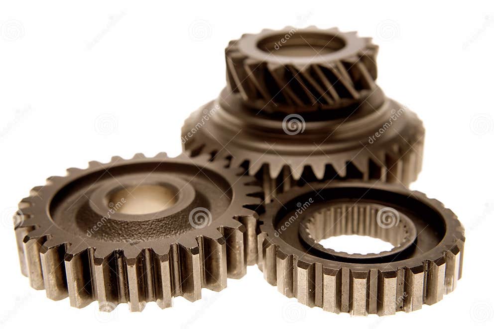Three gears stock photo. Image of industry, idea, interlink - 4936106