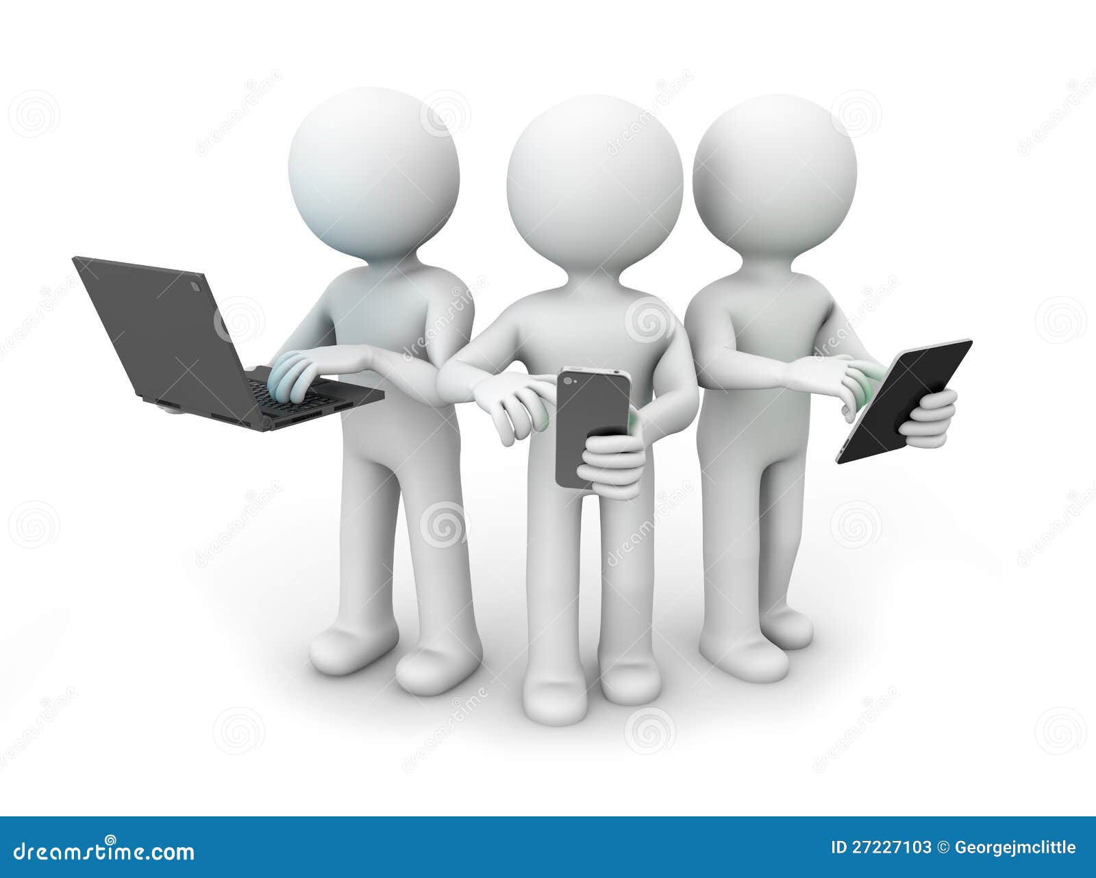 Three geeks stock illustration. Illustration of computer - 27227103