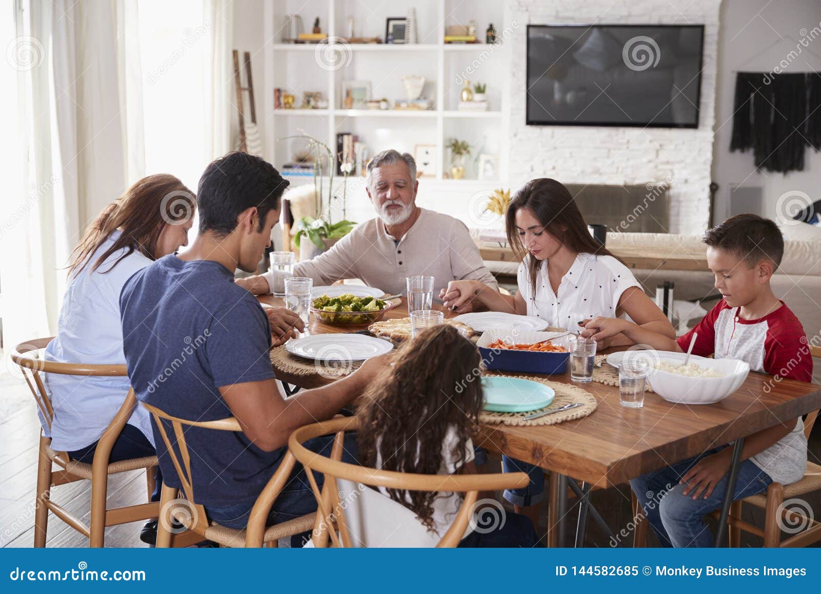 Hispanic Family Dinner