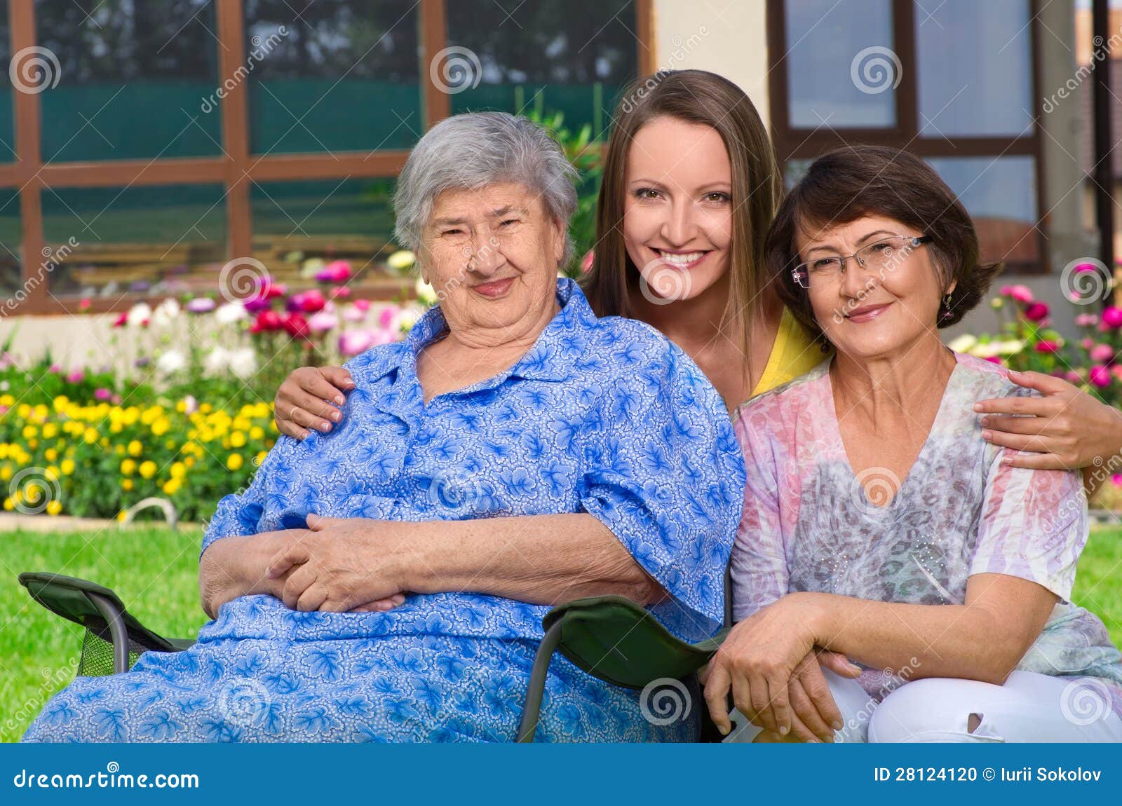Three Generation of Women at Countryside Stock Photo - Image of ...