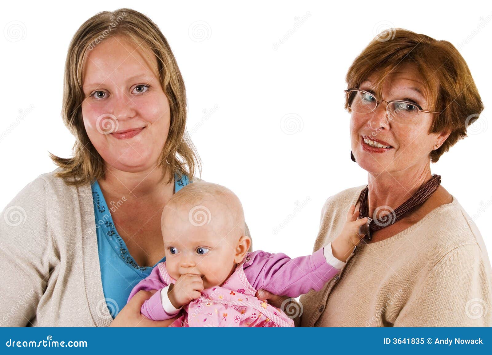 Three Generations 12 on White Stock Image - Image of individuality ...