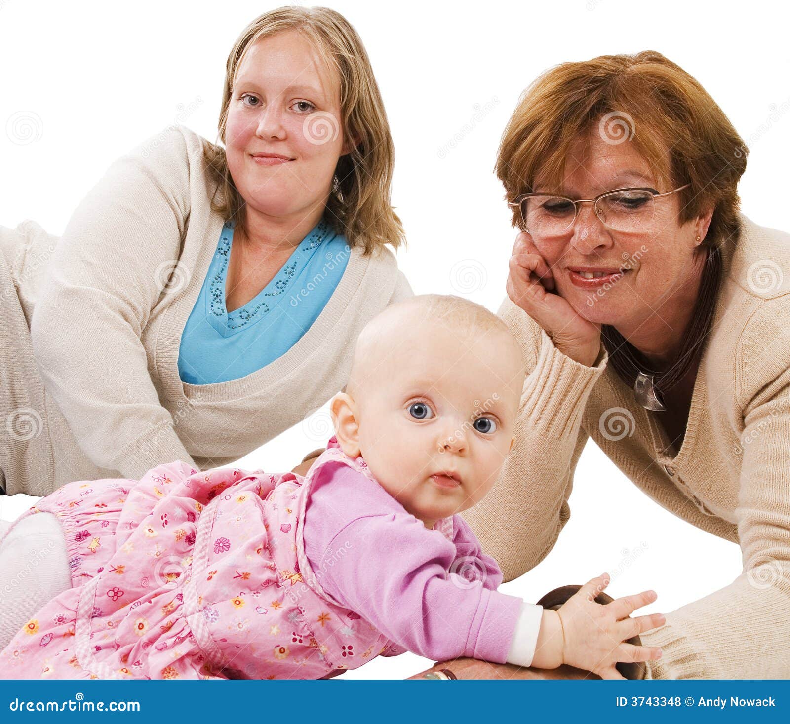 Three Generations 16 on White Stock Photo - Image of multi, child: 3743348