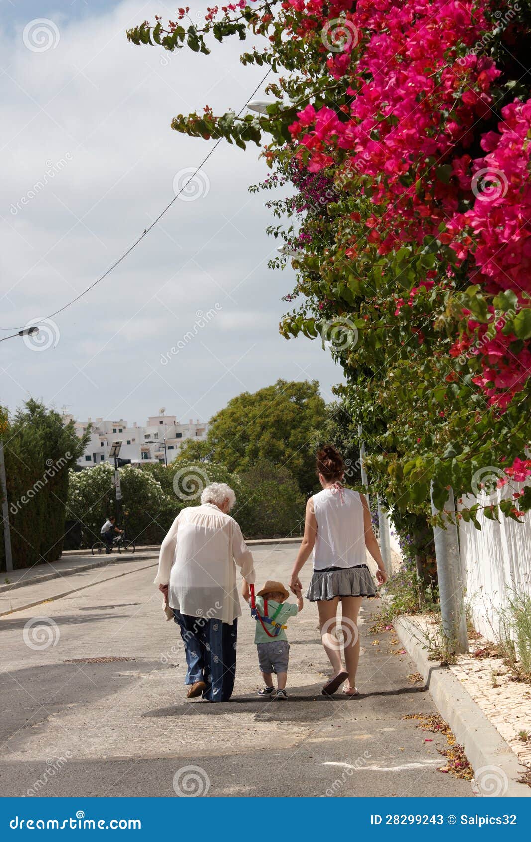 Three generations stock image. Image of walking, women - 28299243