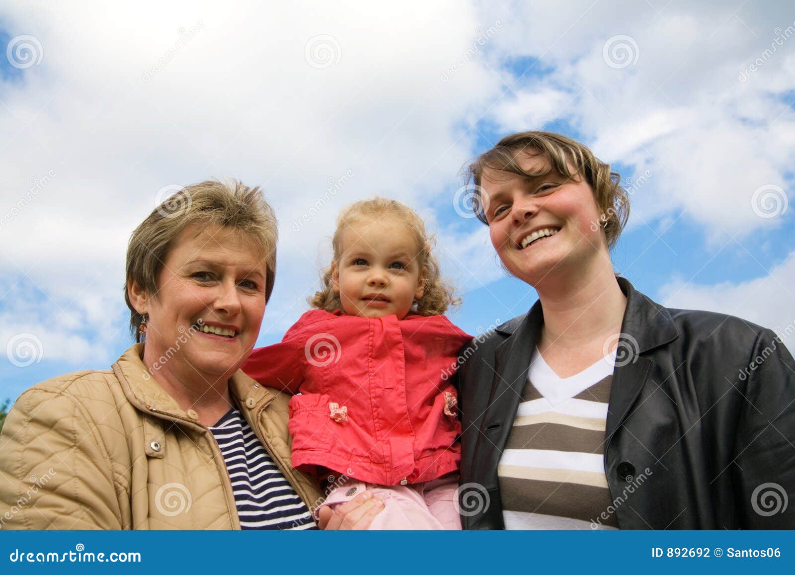 Three generations stock photo. Image of granchild, blue - 892692