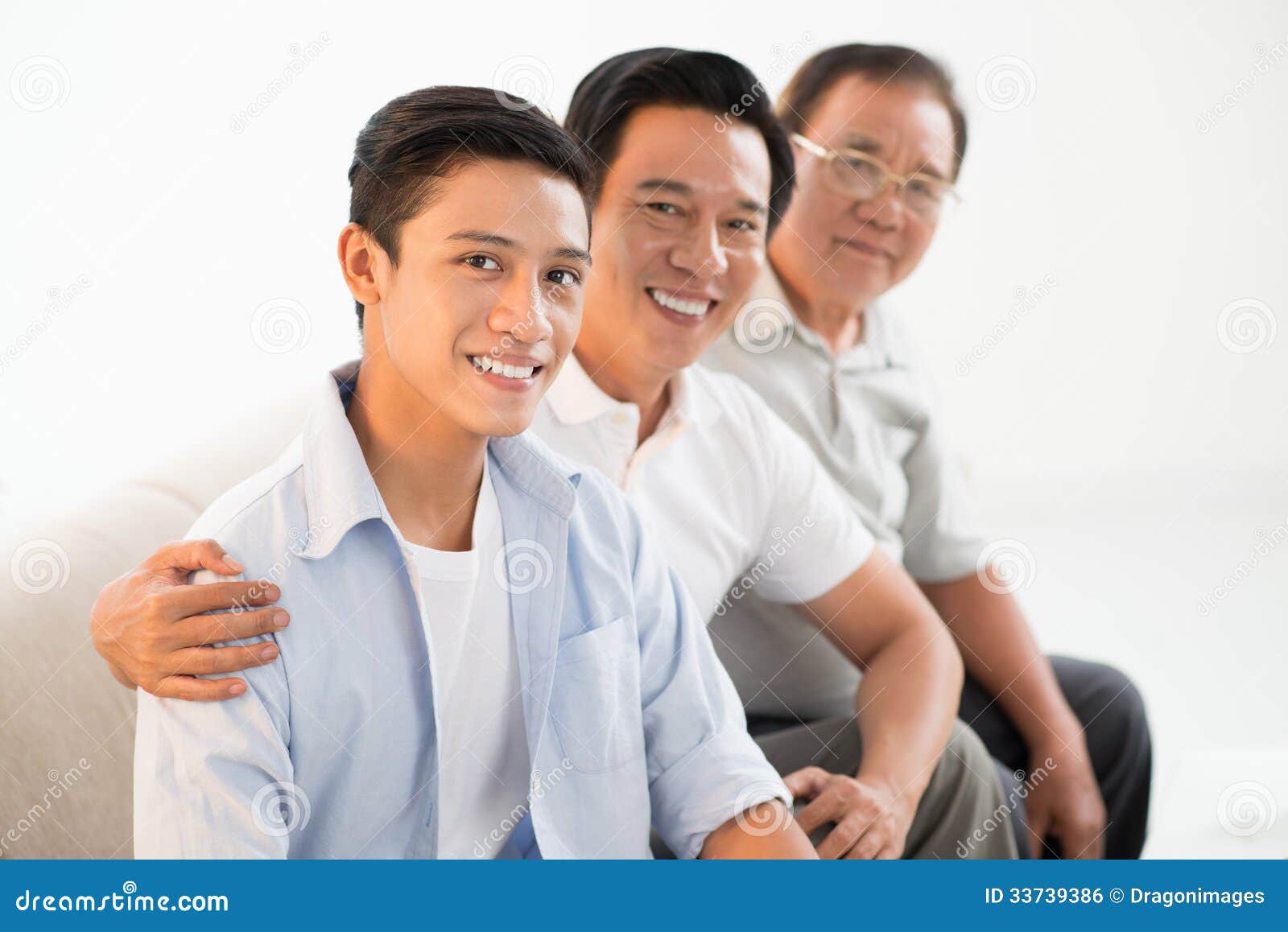 Three generations stock photo. Image of lifestyle, joyful - 33739386