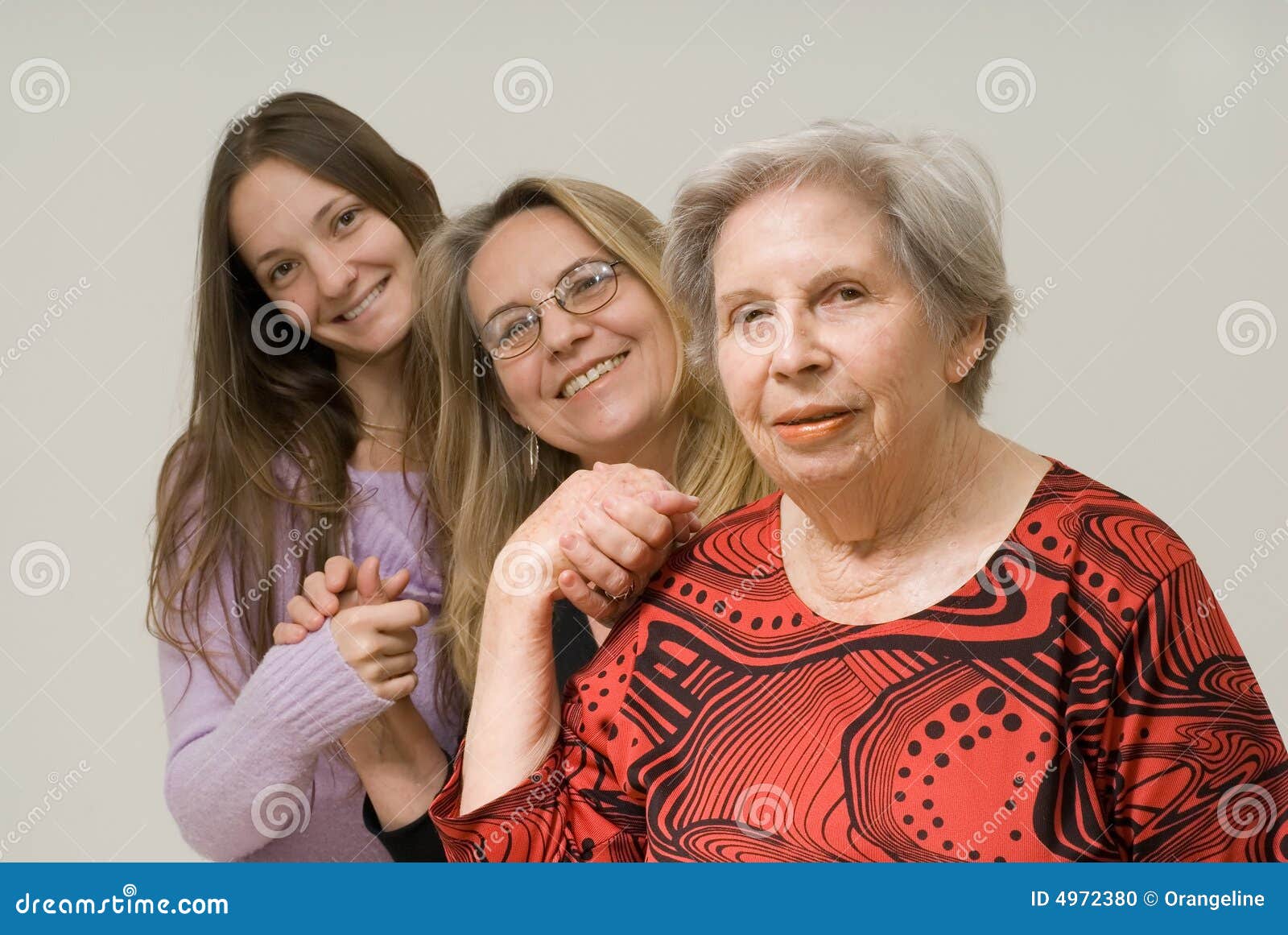 Three Generations of Women stock photo. Image of holding - 4972380