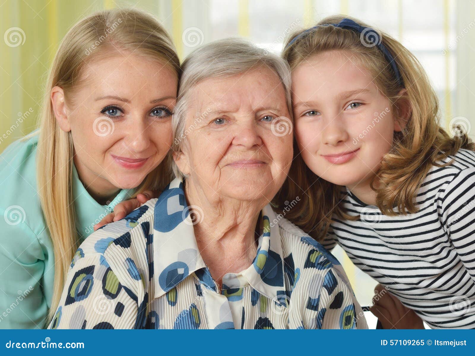 Three Generations of Women. Stock Image - Image of inside, family: 57109265