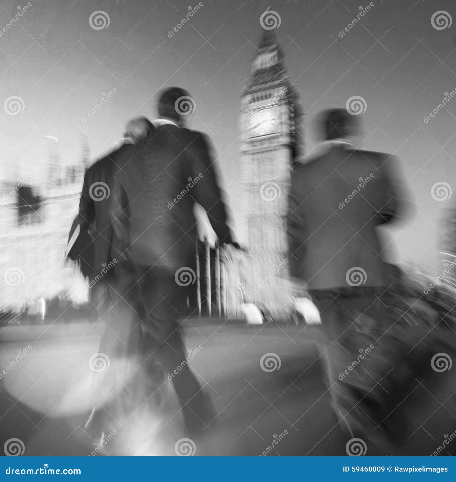 Three Gentlemen on Their Way To Work Concept Stock Image - Image of ...