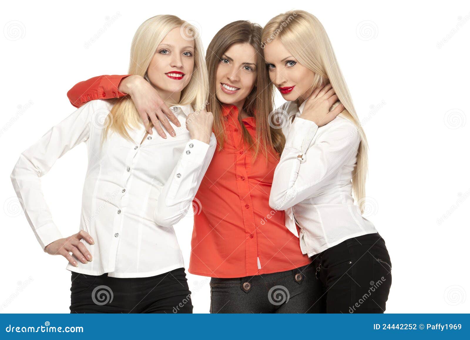 Three Girls Hugging