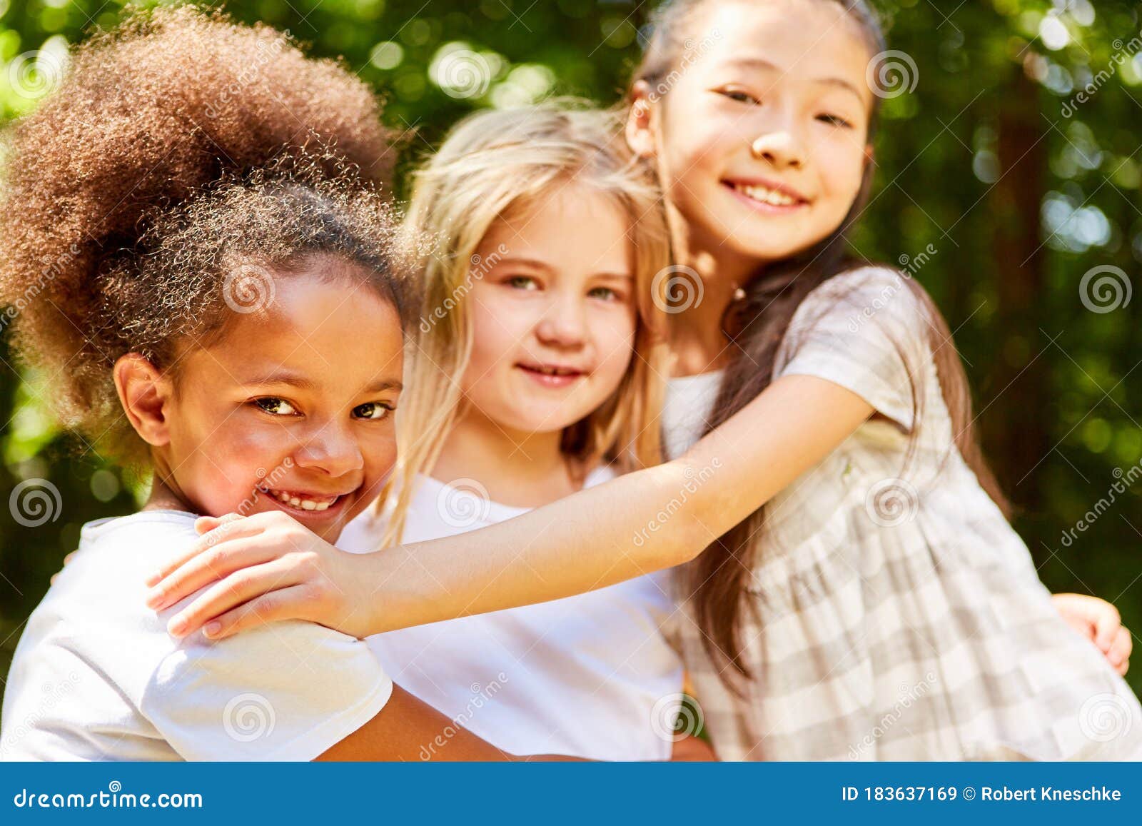 Three Girls Together for Friendship Stock Image - Image of holiday ...