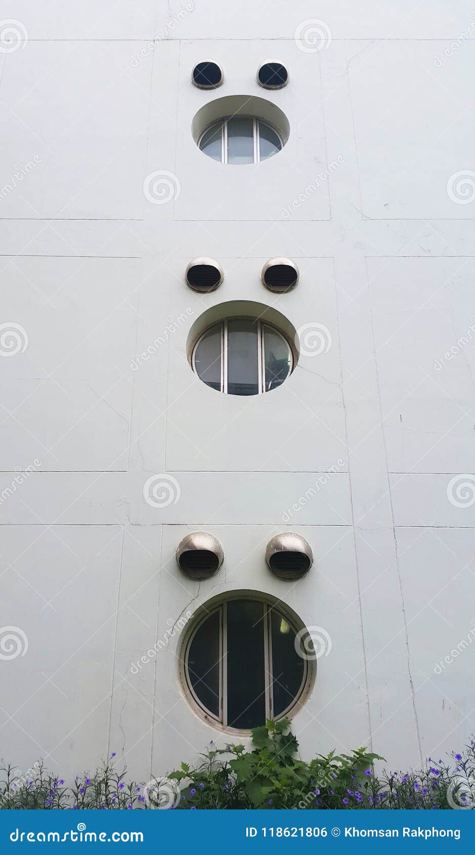 Circle Windows With Osaka Castle Stock Photo | CartoonDealer.com #119961732