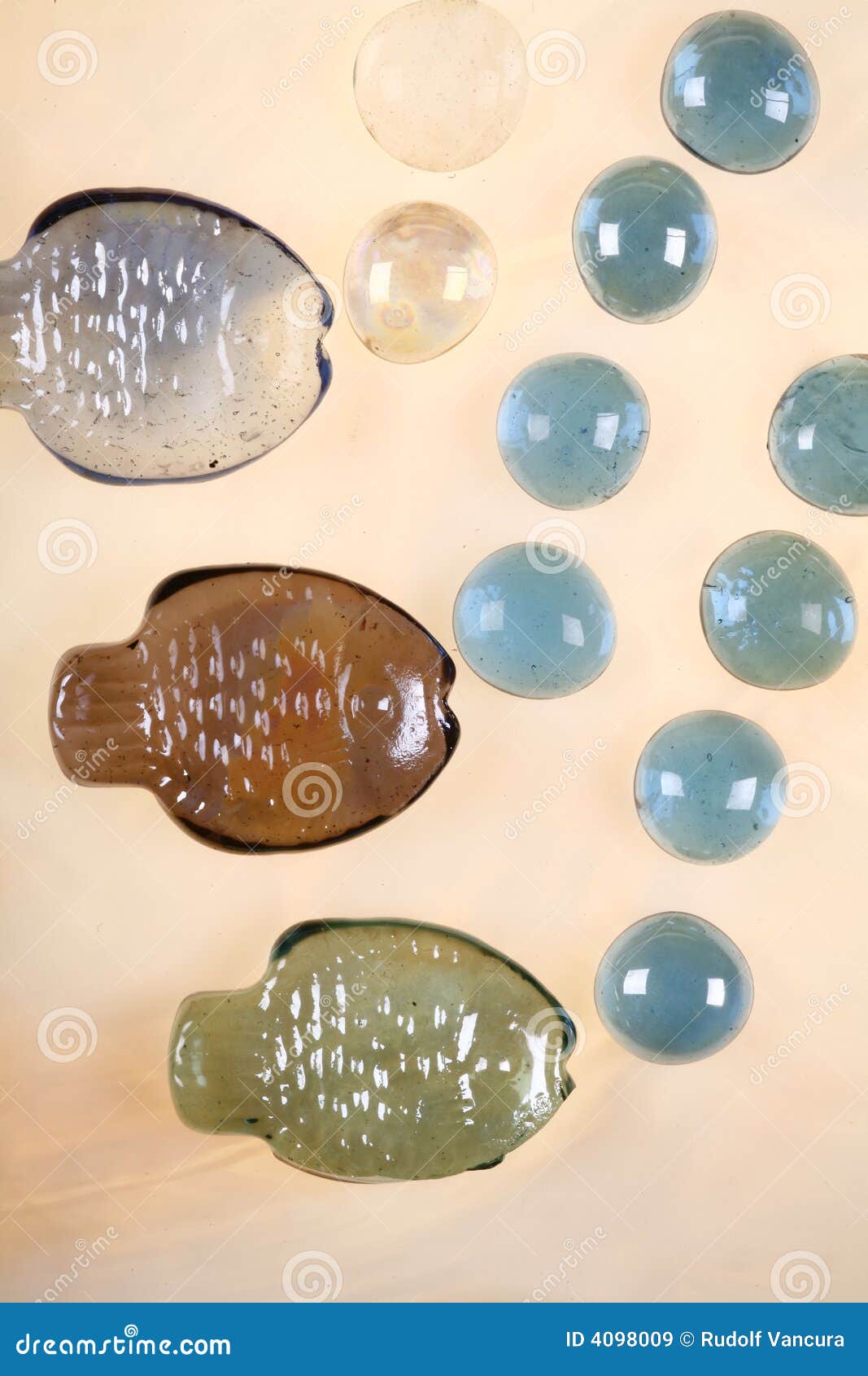 Three Glass Fish and Bubbles Stock Image - Image of craftsmanship ...