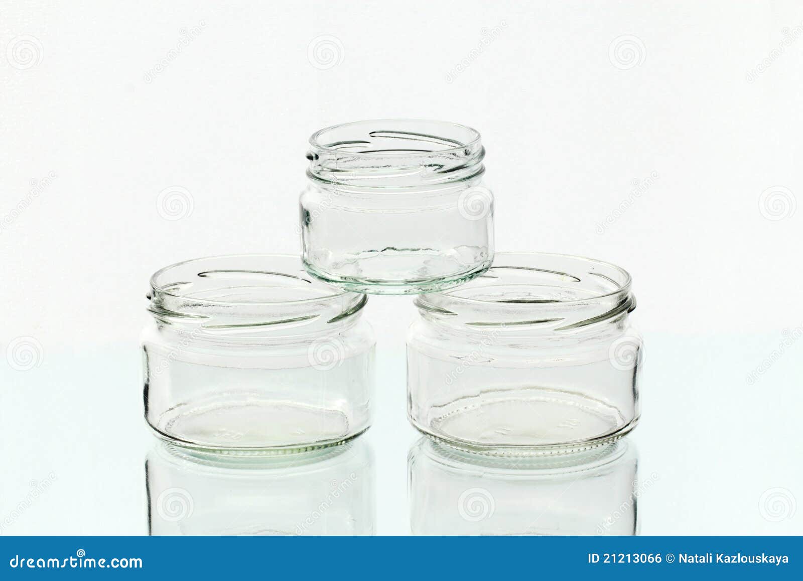 Three glass jars stock photo. Image of cooking, form - 21213066