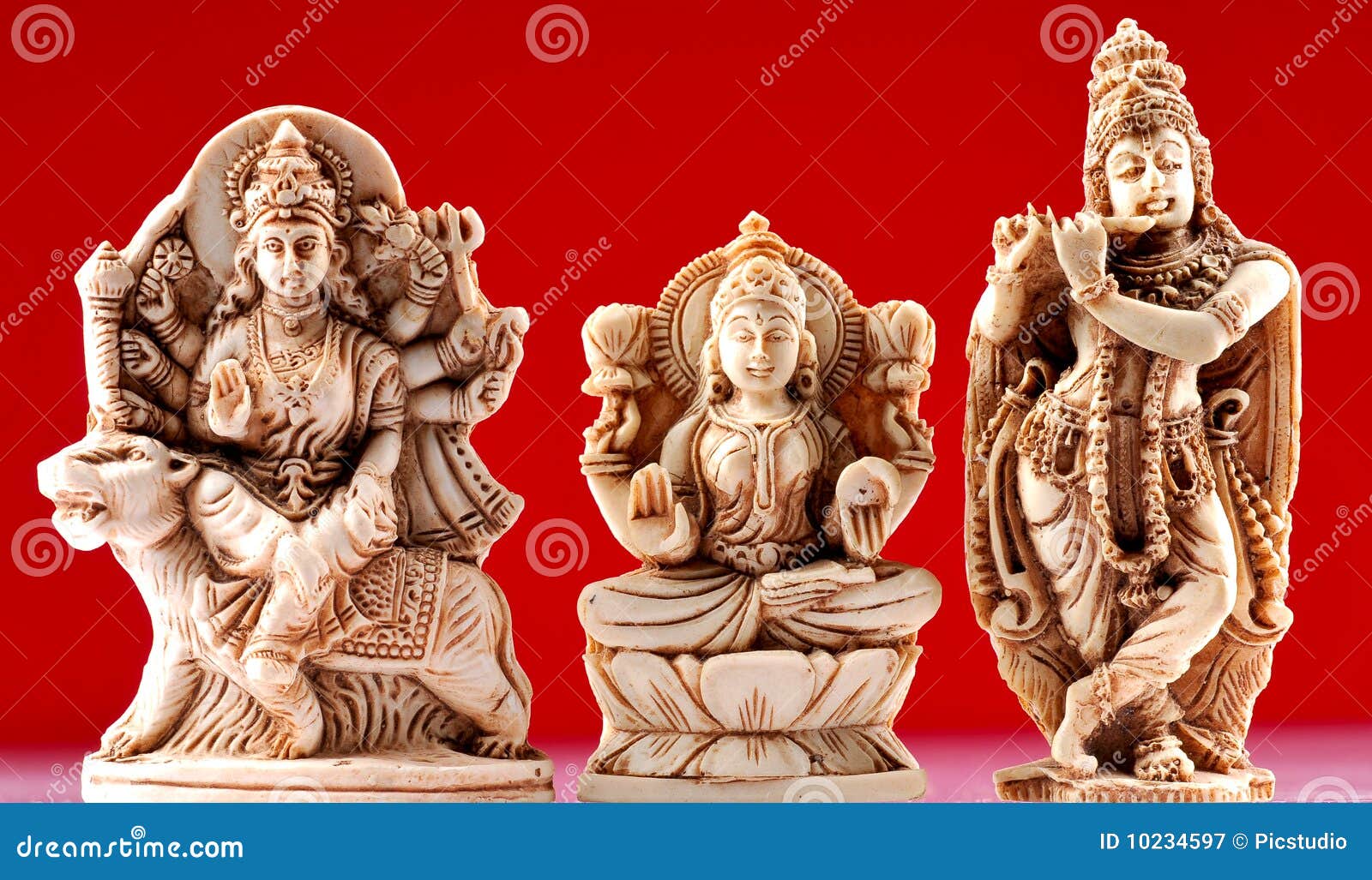 Three Gods stock image. Image of lord, relegion, krishna - 10234597