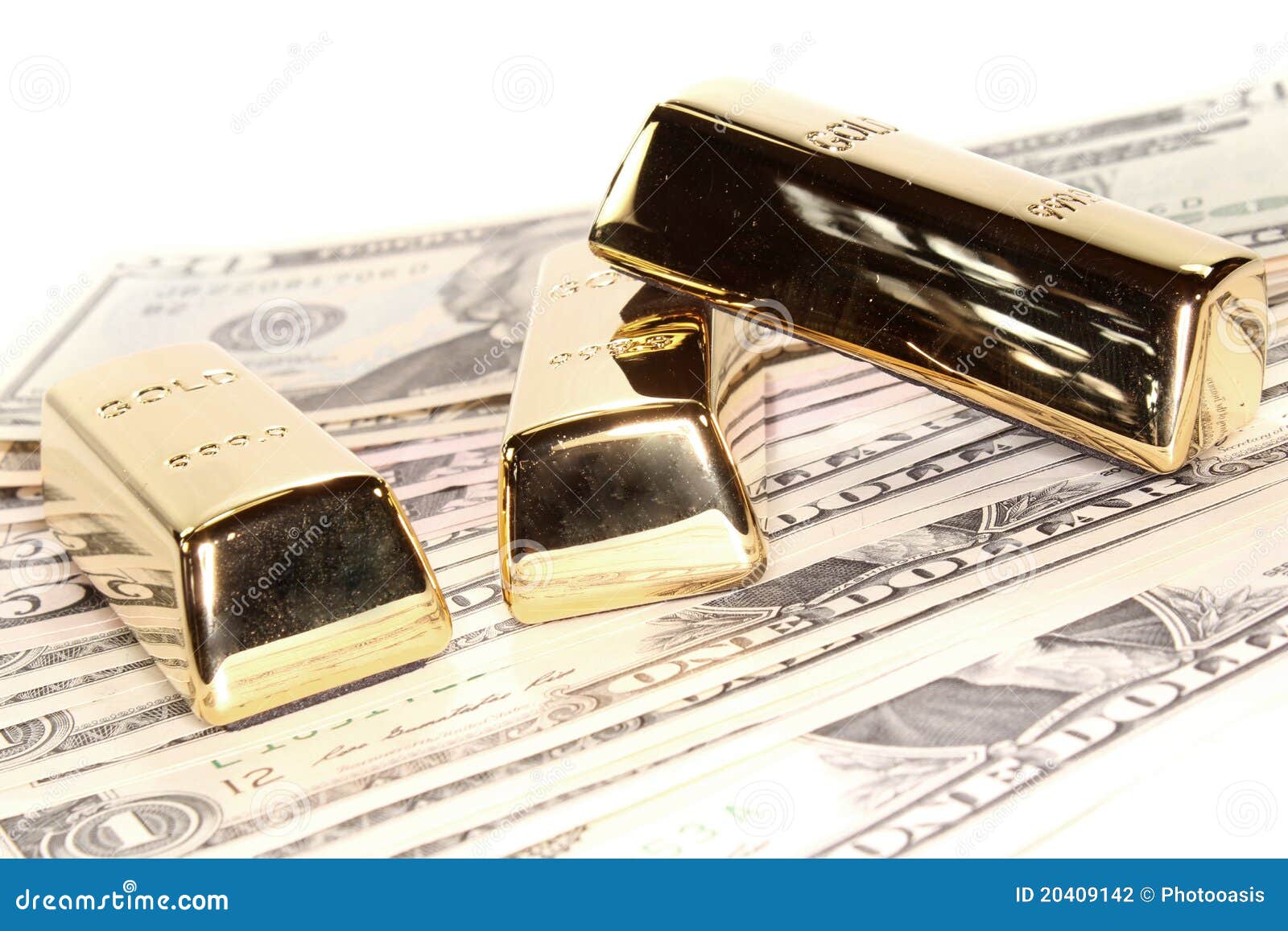 Three gold bars stock photo. Image of fine, reserves - 20409142