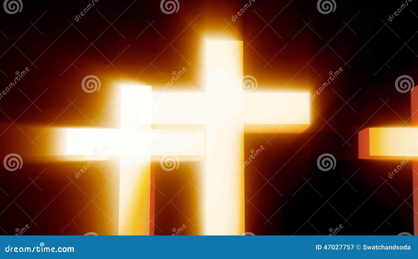 Three Gold Crosses with Glow Rays Stock Video - Video of catholicism ...