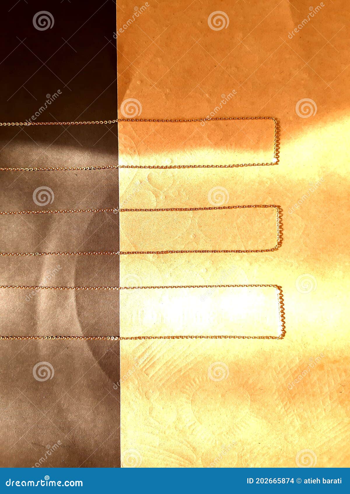 Three golden rectangles stock photo. Image of paper - 202665874