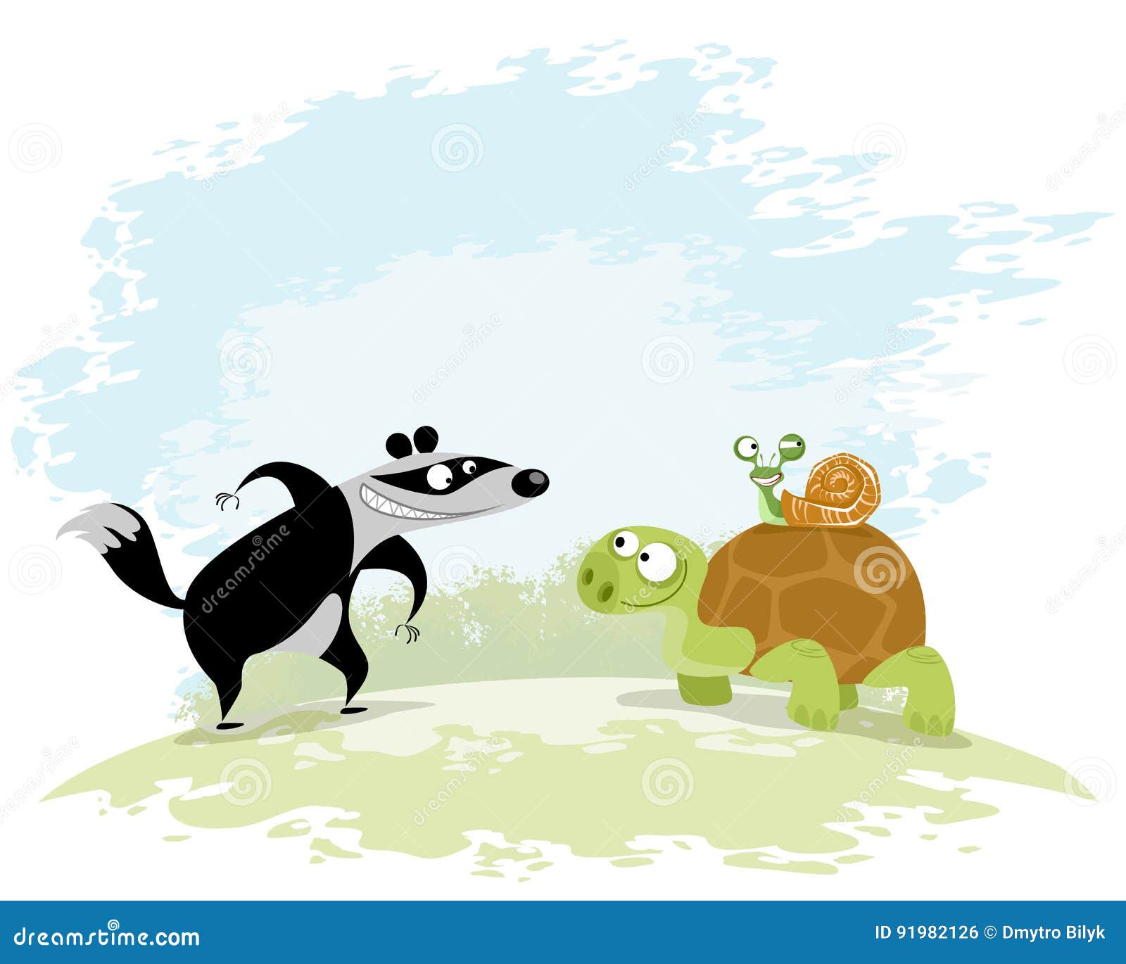 Three good friends stock vector. Illustration of collection - 91982126