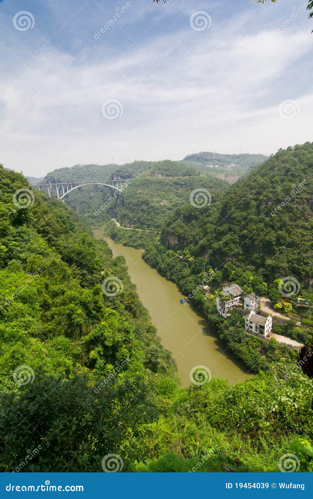 Three Gorges scenery stock image. Image of travel, outdoor - 19454039