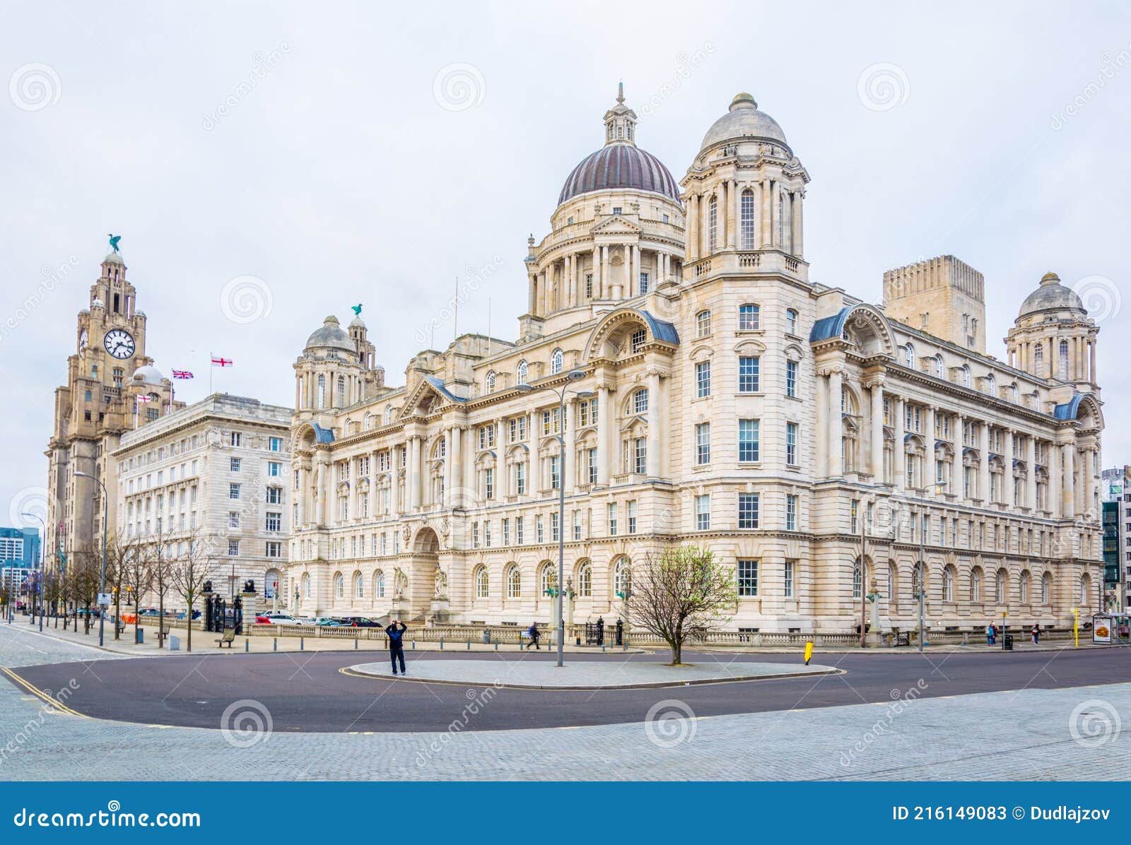 Three Graces Buildings in Liverpool, England Editorial Stock Photo ...