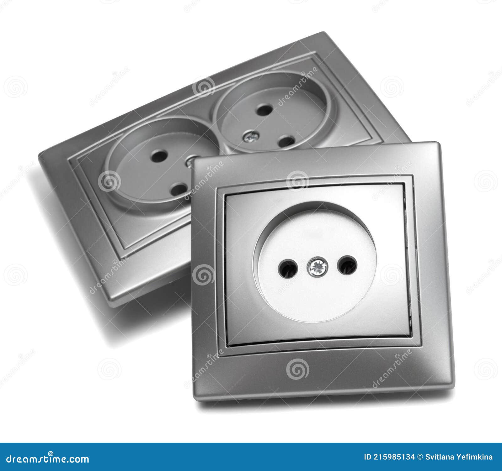 Three gray outlet stock photo. Image of insert, hardware - 215985134